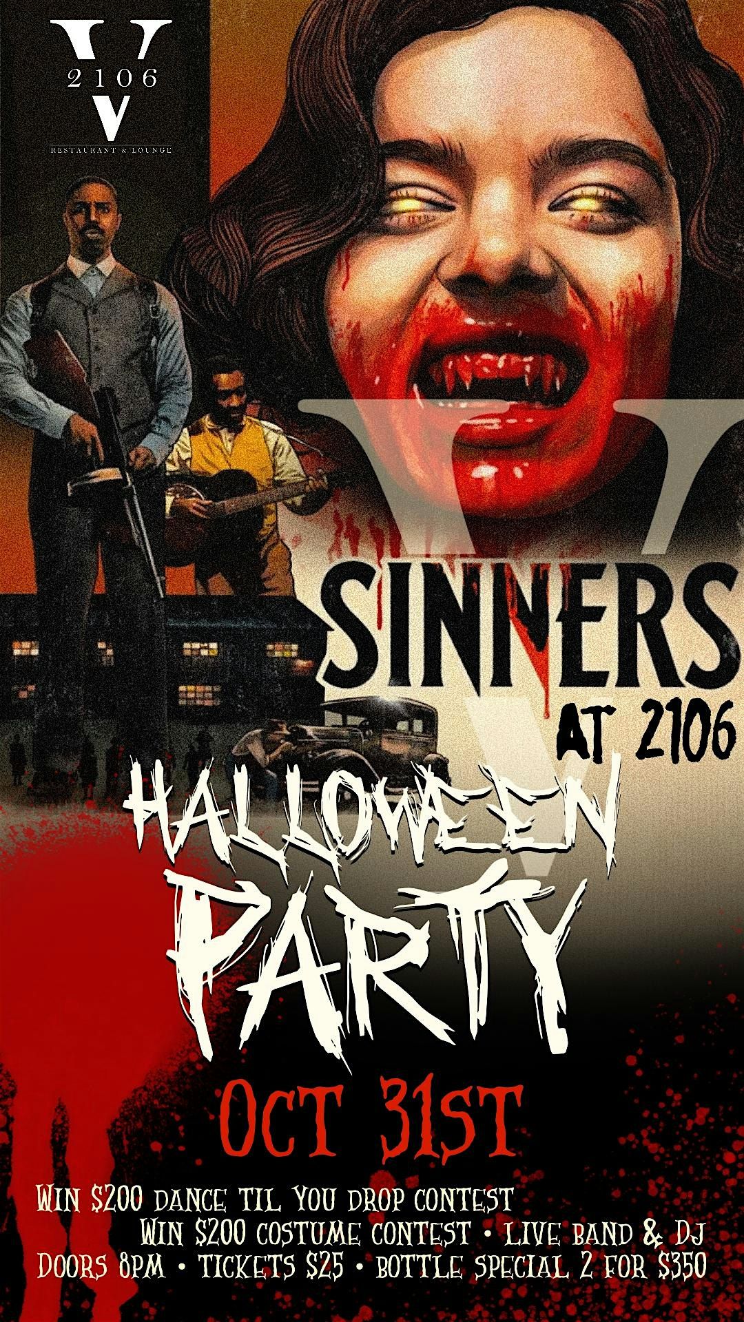 Sinners Halloween Party, 2106 W Main St, Tampa, 31 October 2025 | AllEvents