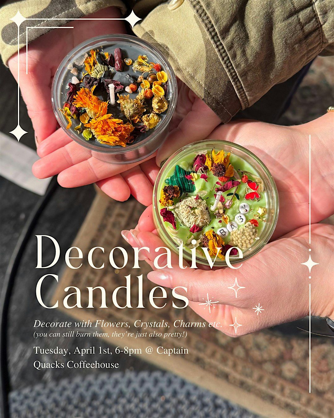 Decorative Candles, Captain Quack's Bakery and Coffeehouse, Austin, 1 ...