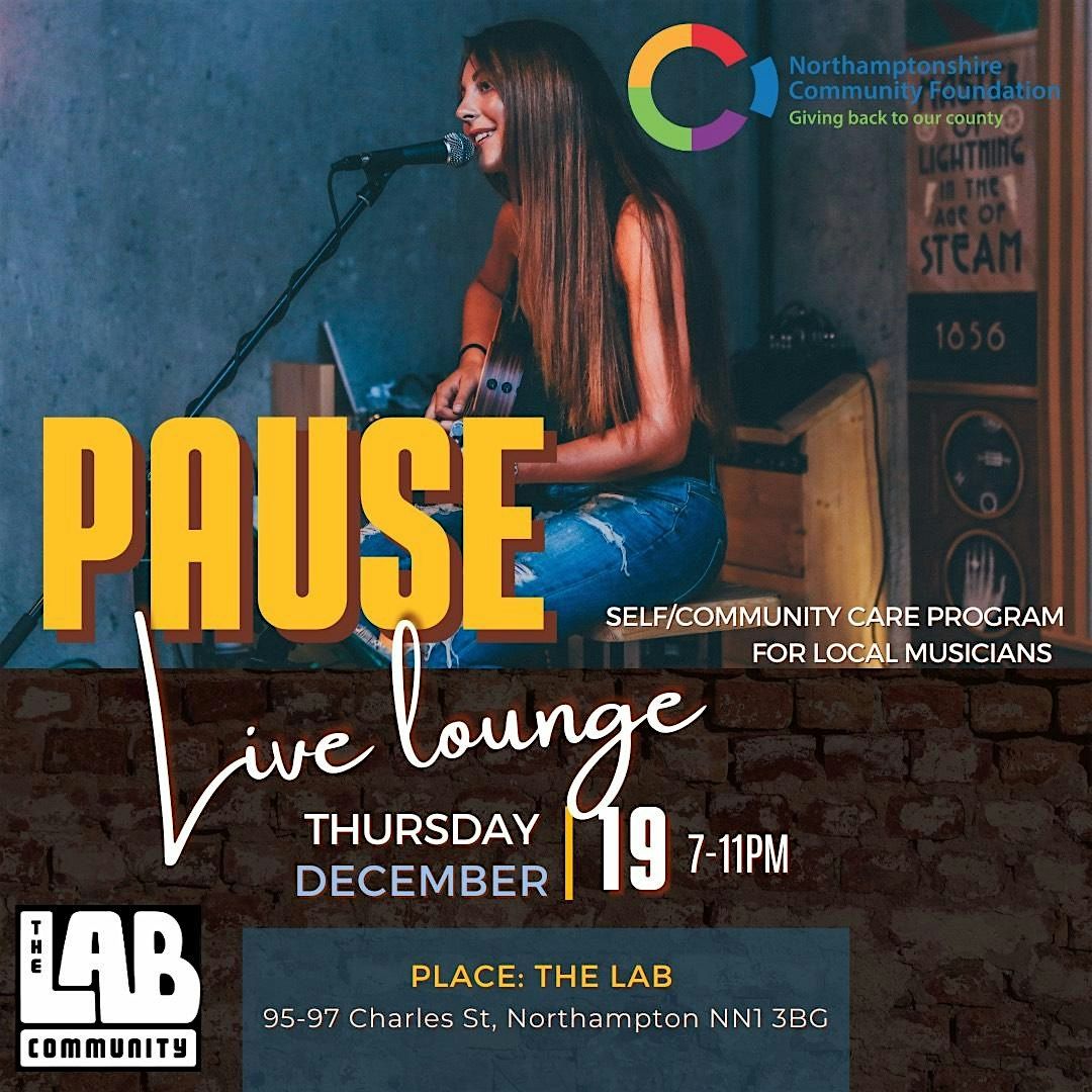 Pause - Live Lounge, THE LAB, Northampton, 19 December 2024 | AllEvents
