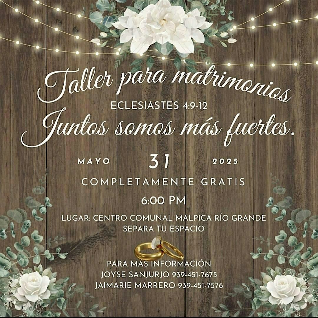 Juntos Somos Más Fuertes, Centro Comunal Malpica, Rio Grande, 31 May ...