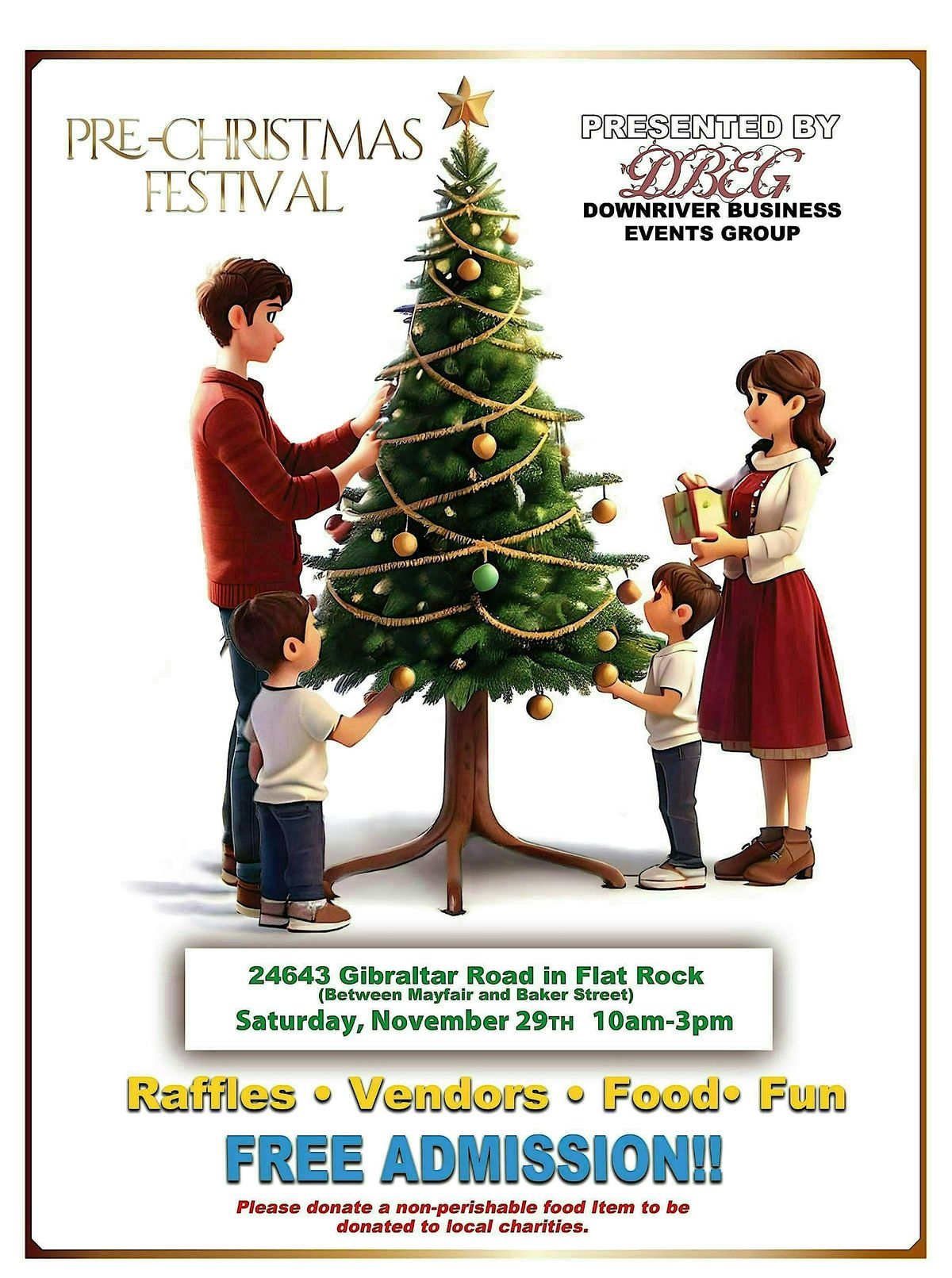 2025 Pre Christmas Event, The Venue Flat Rock LLC, 29 November 2025 ...