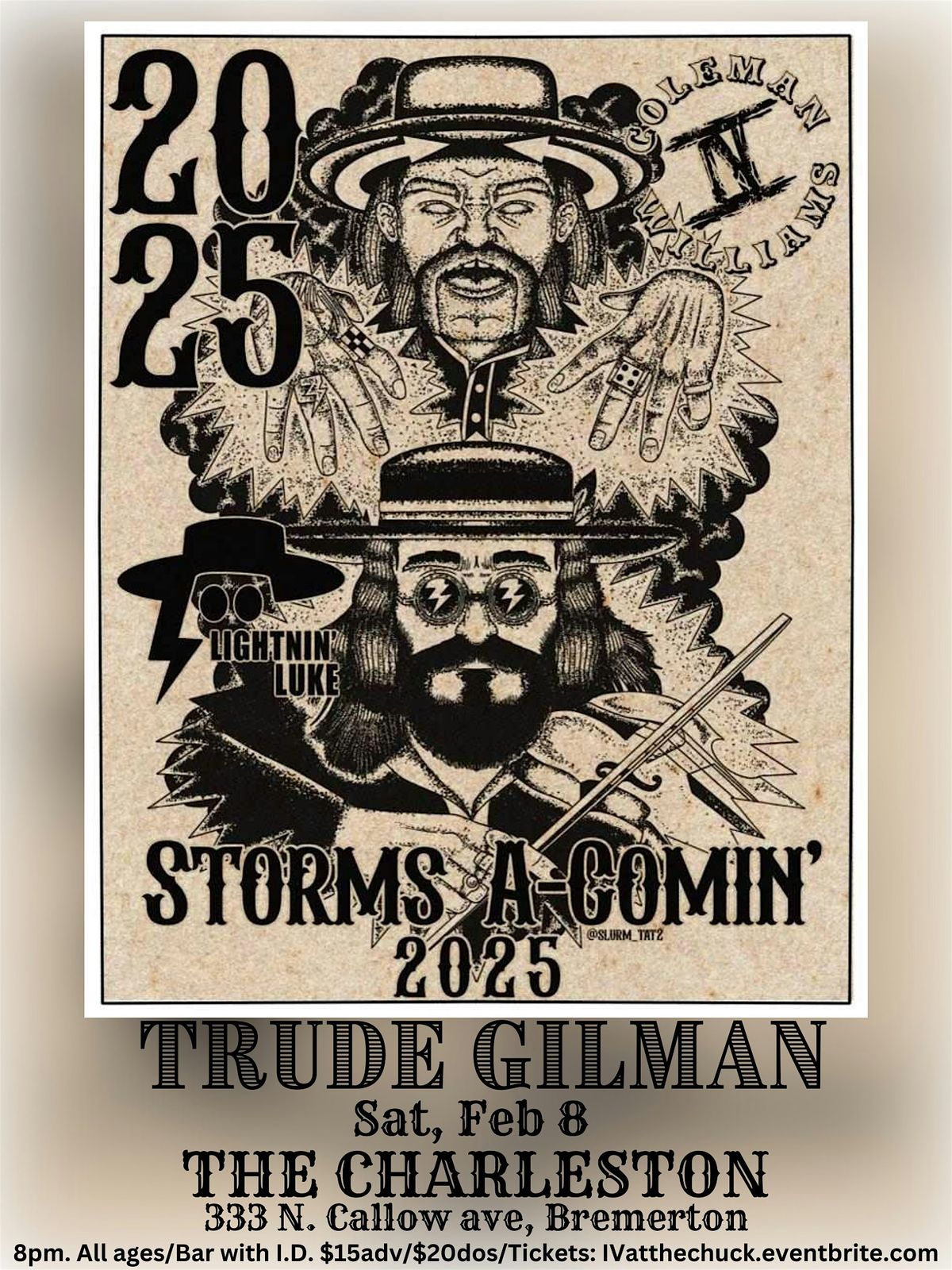 COLEMAN WILLIAMS // LIGHTNIN LUKE // TRUDE GILMAN, The Charleston ...