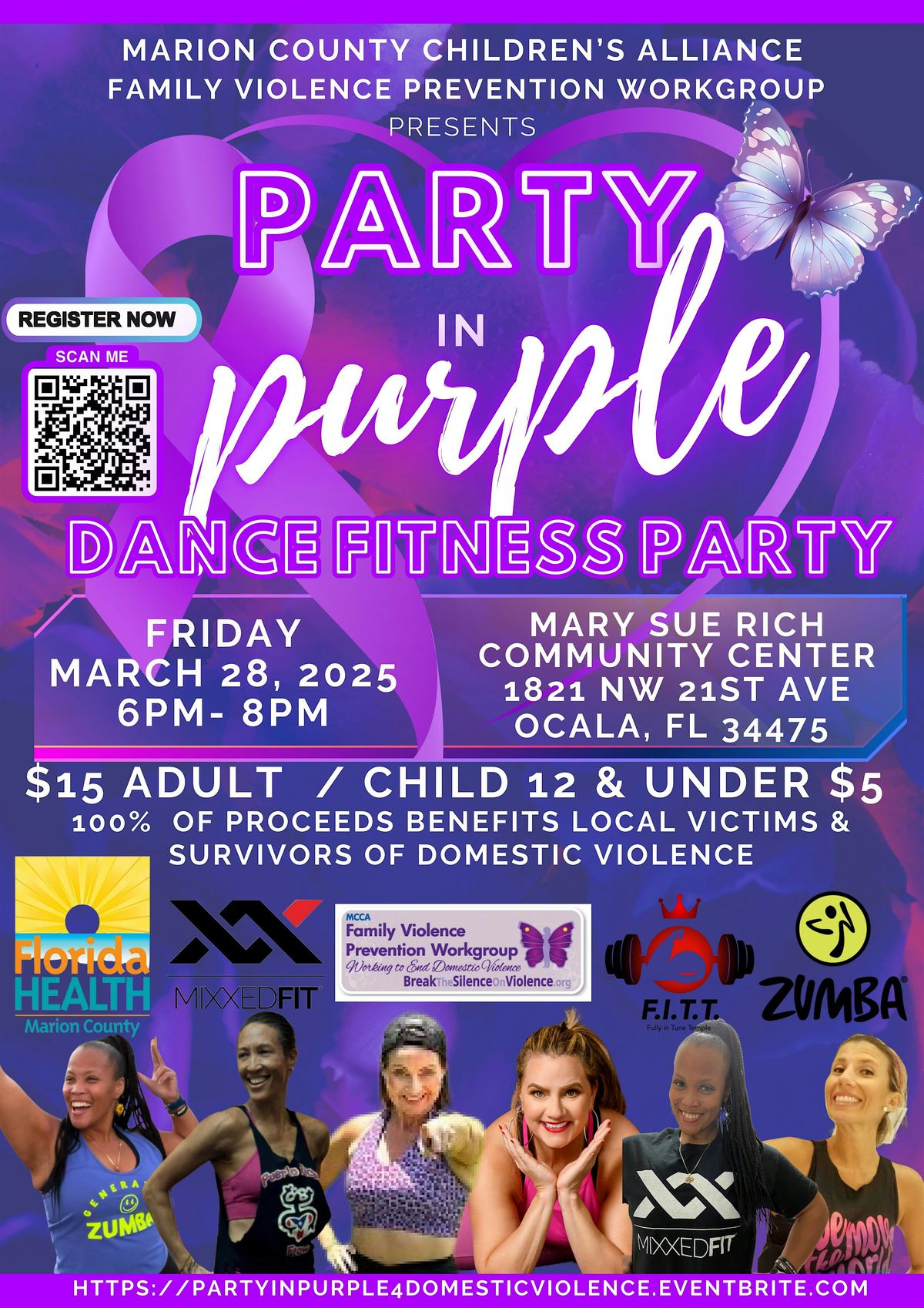 Party in Purple Dance Fitness Party, Mary Sue Rich Community Center at ...