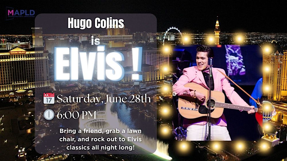 Hugo Colins is Elvis : outdoor summer concert, Matteson Area Public ...