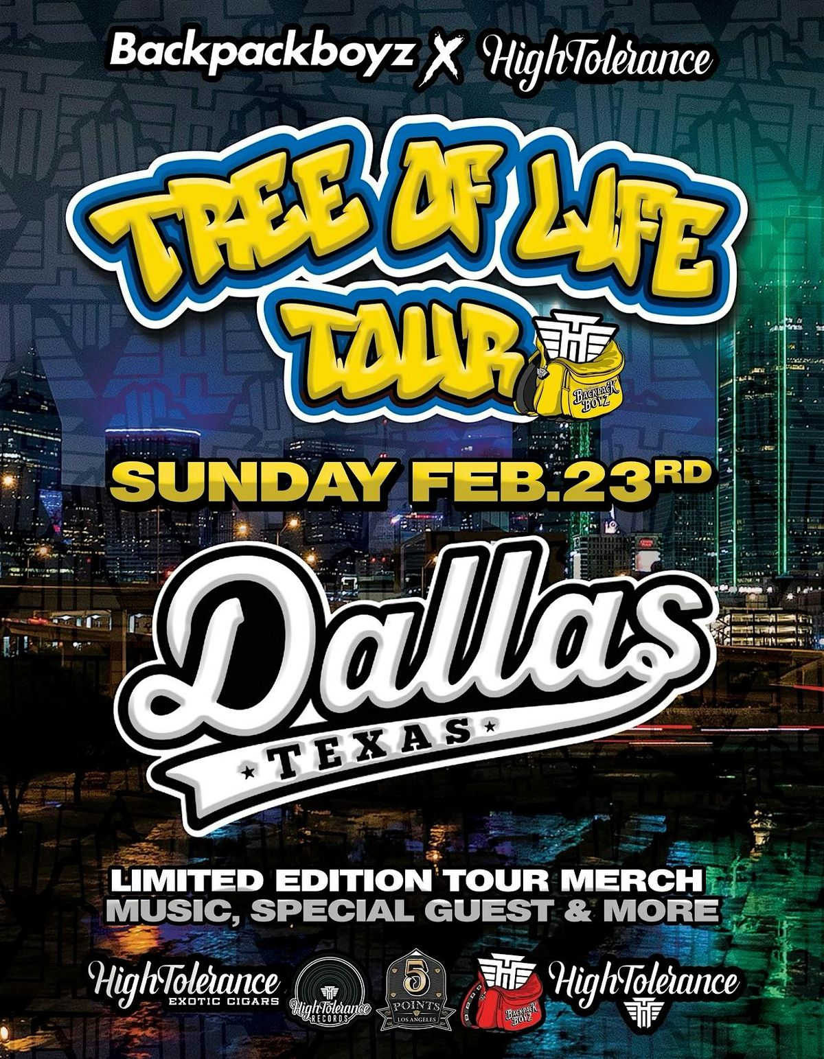 High Tolerance Tree of Life Tour - Dallas, Texas, 23 February 2025 ...