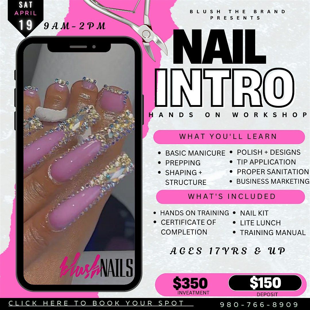 THE NAIL INTRO CLASS HOSTED BUT BLUSH THE BRAND, Blush Nails, Charlotte ...