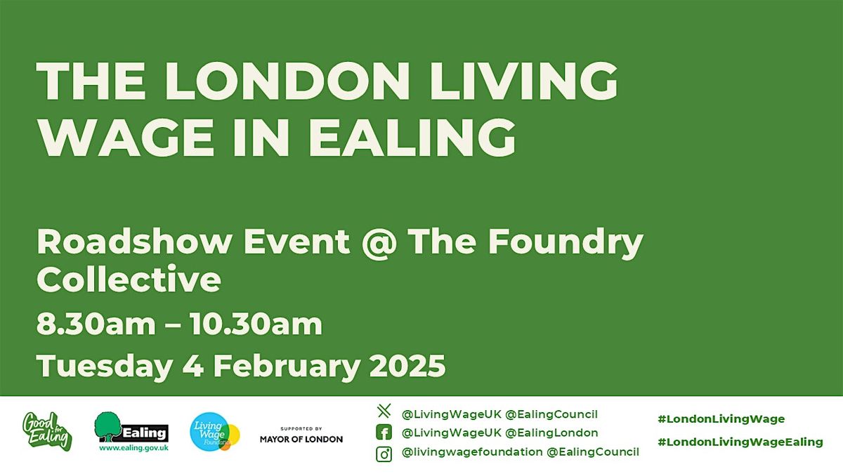 Ealing’s London Living Wage Breakfast Roadshow at The Foundry ...