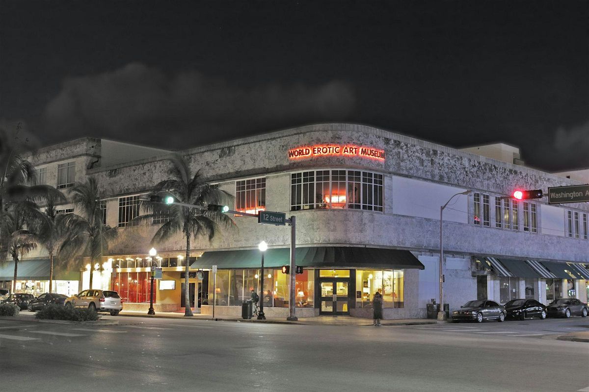 Museum Entrance - January/February, World Erotic Art Museum, Miami ...