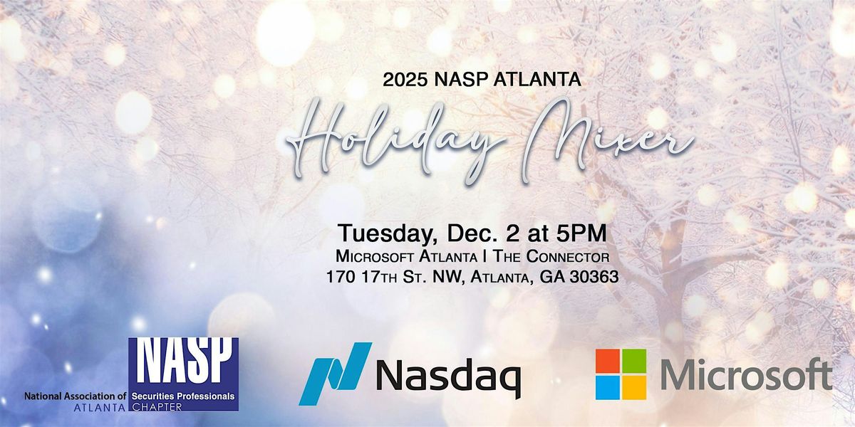 2025 NASP ATL Holiday Mixer in Atlanta – December 2, 2025 | AllEvents