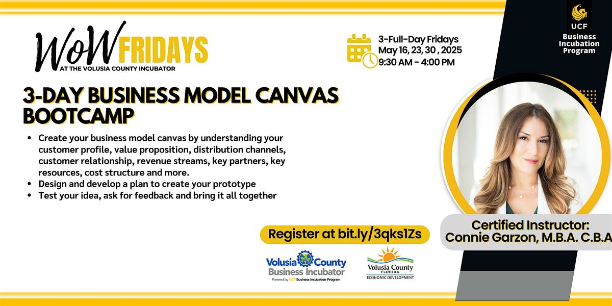 Business Model Canvas Bootcamp, UCF Business Incubator - Daytona Beach ...