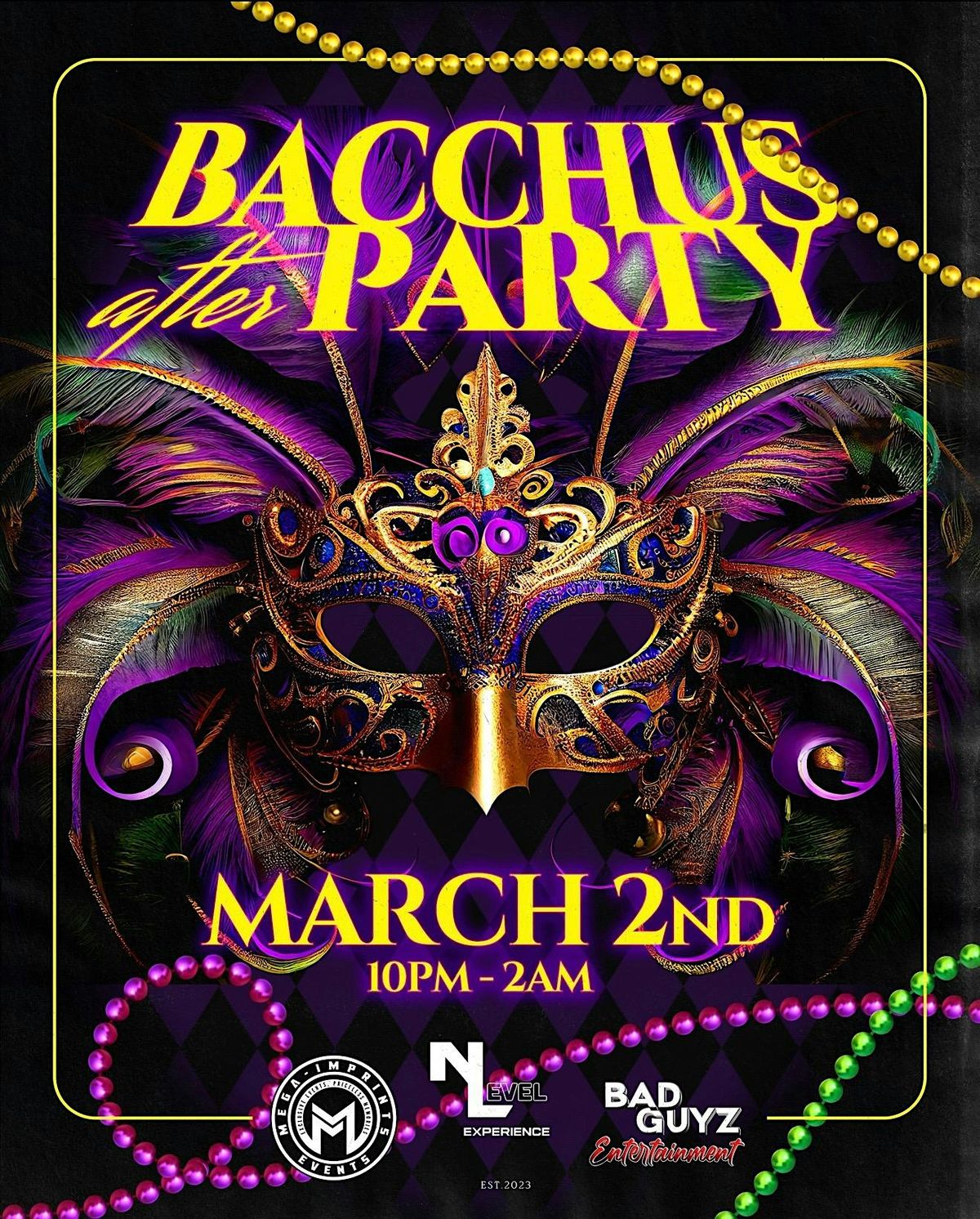 Bacchus After Party, The Willow, New Orleans, 2 March to 3 March ...