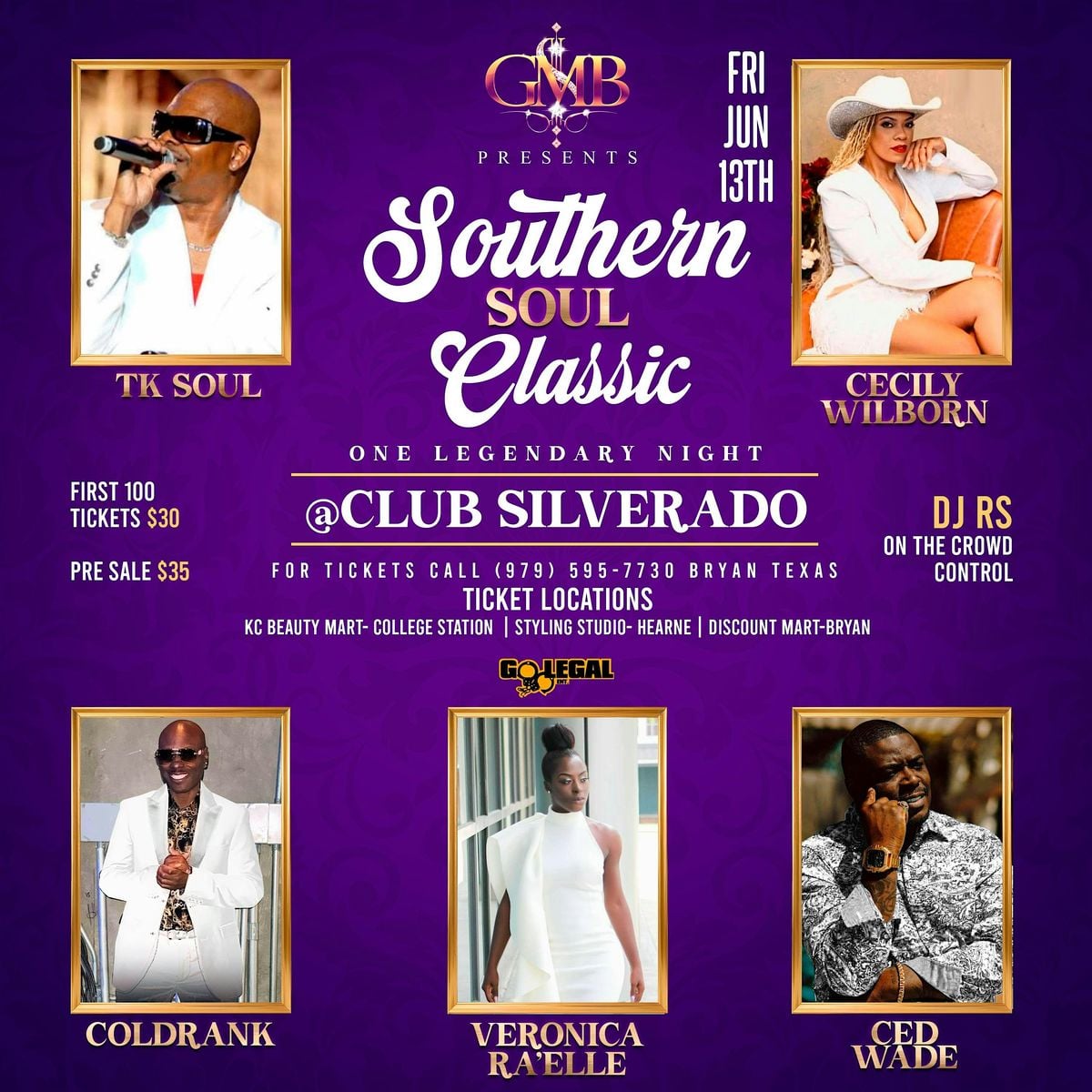 Southern Soul Classic, Club Silverado, Bryan, 13 June to 14 June ...