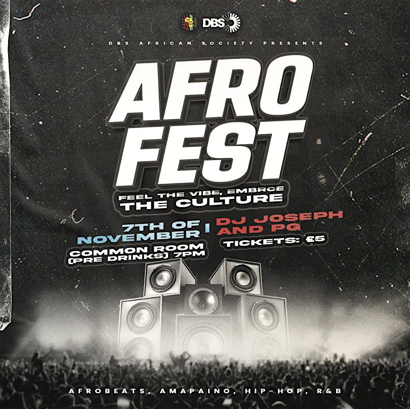 Afro Fest 2024, Common Room, Dublin Business School, 7 November 2024 | AllEvents