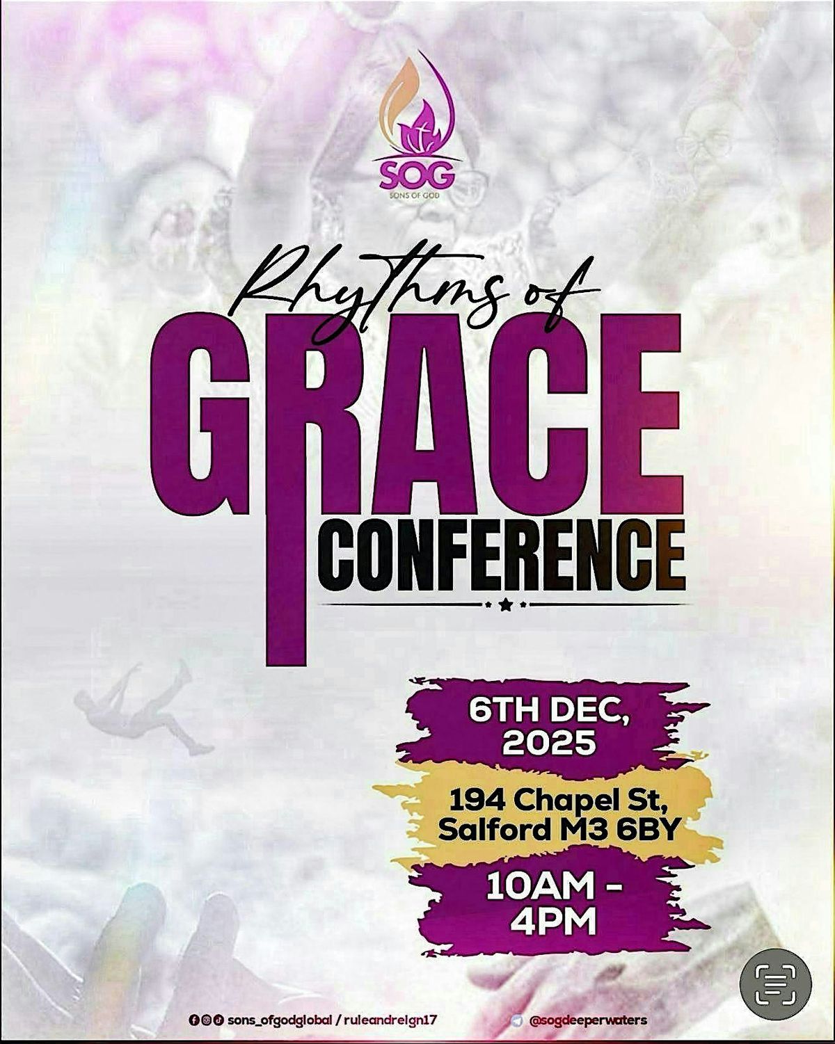 Rhythms Of Grace Conference, M3 6BY, Salford, 6 December 2025 | AllEvents