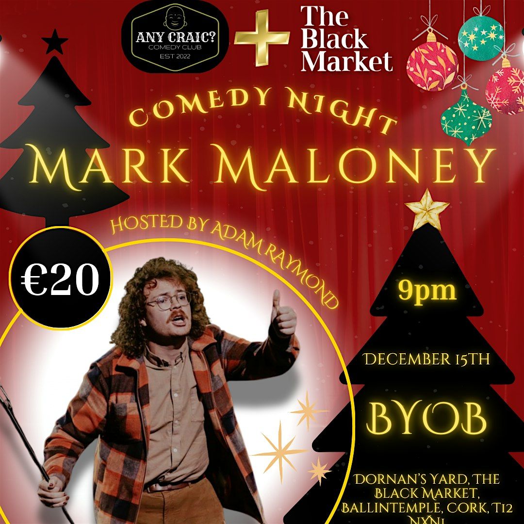 Mark Maloney at The Black Market, The Black Market, Cork, 15 December ...