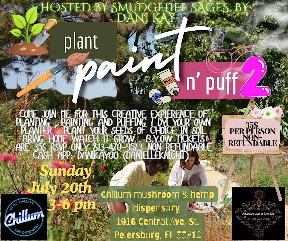 Plant paint n’ puff 2, 1916 Central Ave, St. Petersburg, 20 July 2025 ...