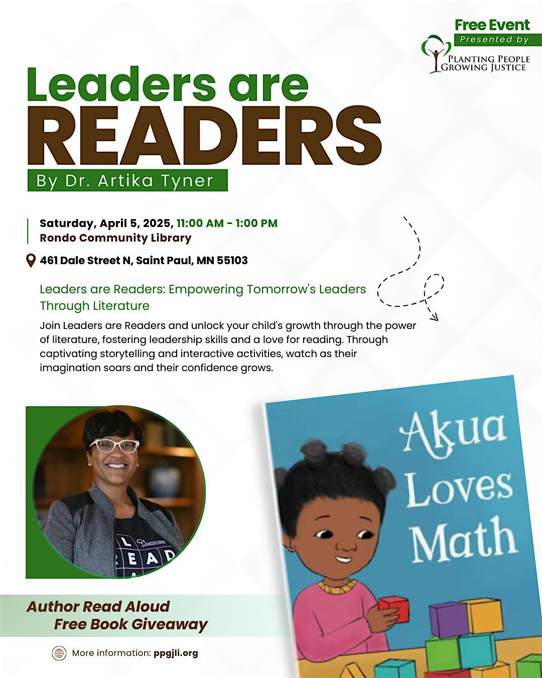 Leaders are Readers, Rondo Community Library, Saint Paul, 5 April 2025 ...