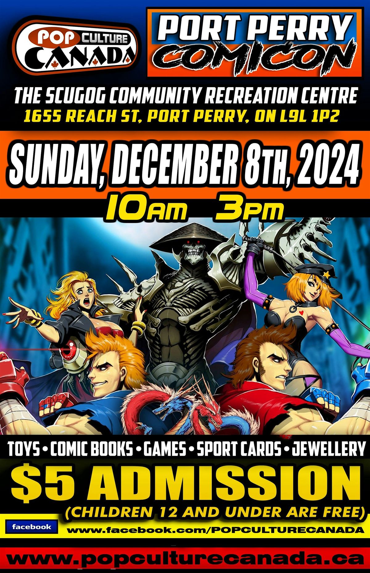 Port Perry ComiCon : December 8th 2024 : Comic Con, Scugog Community ...