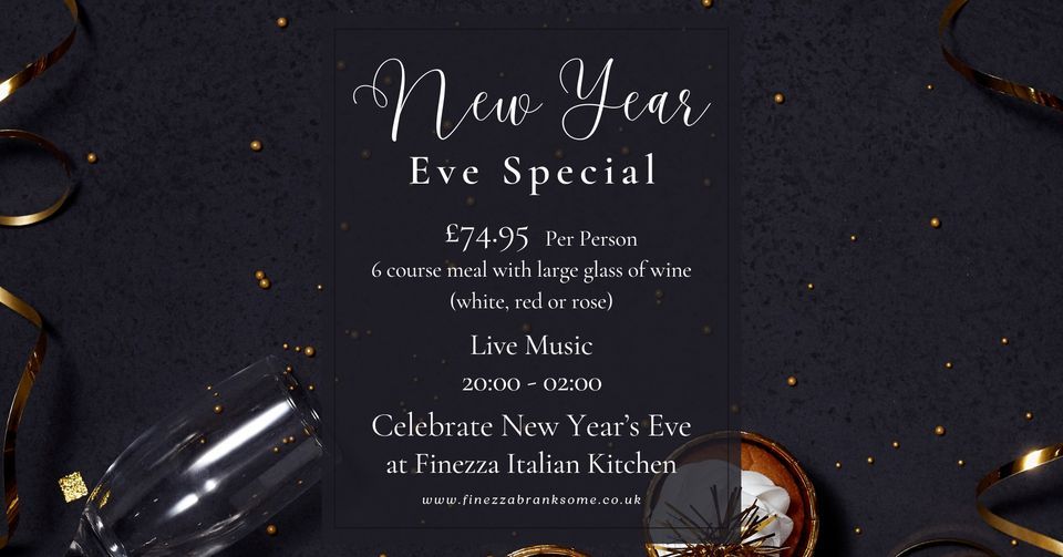 New Years Eve Special - Finezza Italian Kitchen, Finezza Italian ...