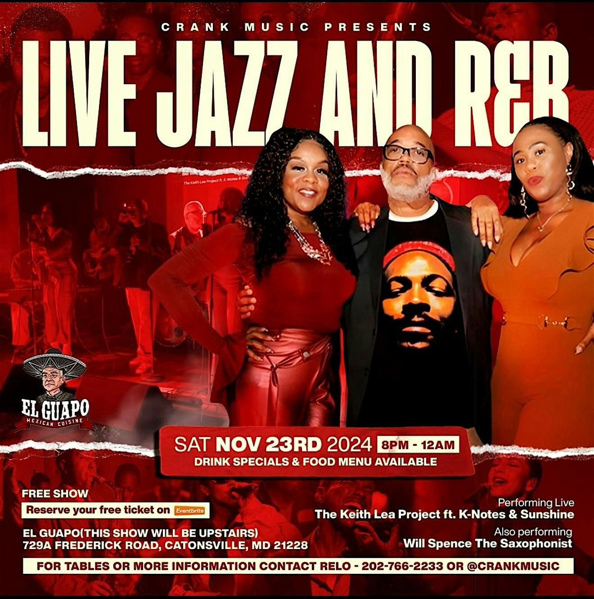 Live Jazz and R&B with The Keith Lea Project & Will Spence - Free Show ...