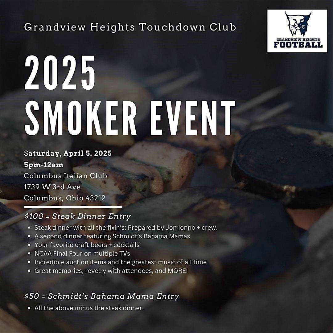 2025 SMOKER, Columbus Italian Club, 5 April 2025 | AllEvents