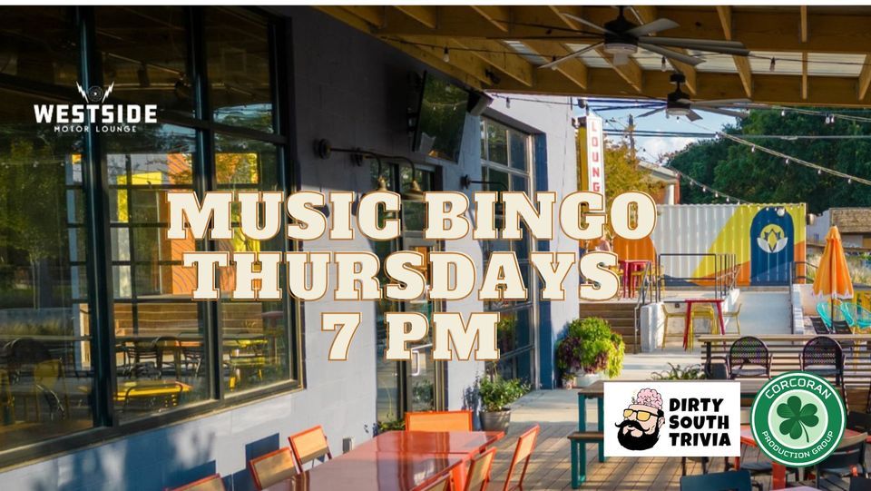 Music Bingo @ Westside Motor Lounge, Westside Motor Lounge, Avondale ...
