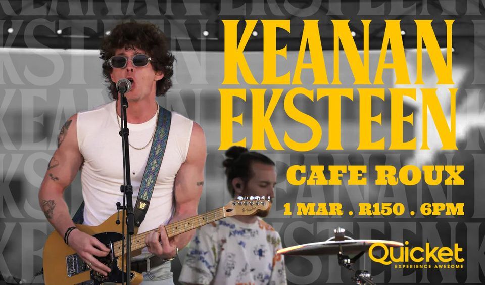 Keanan Eksteen Live @ Cafe Roux , cafe Roux, Cape Town, 1 March 2024 ...