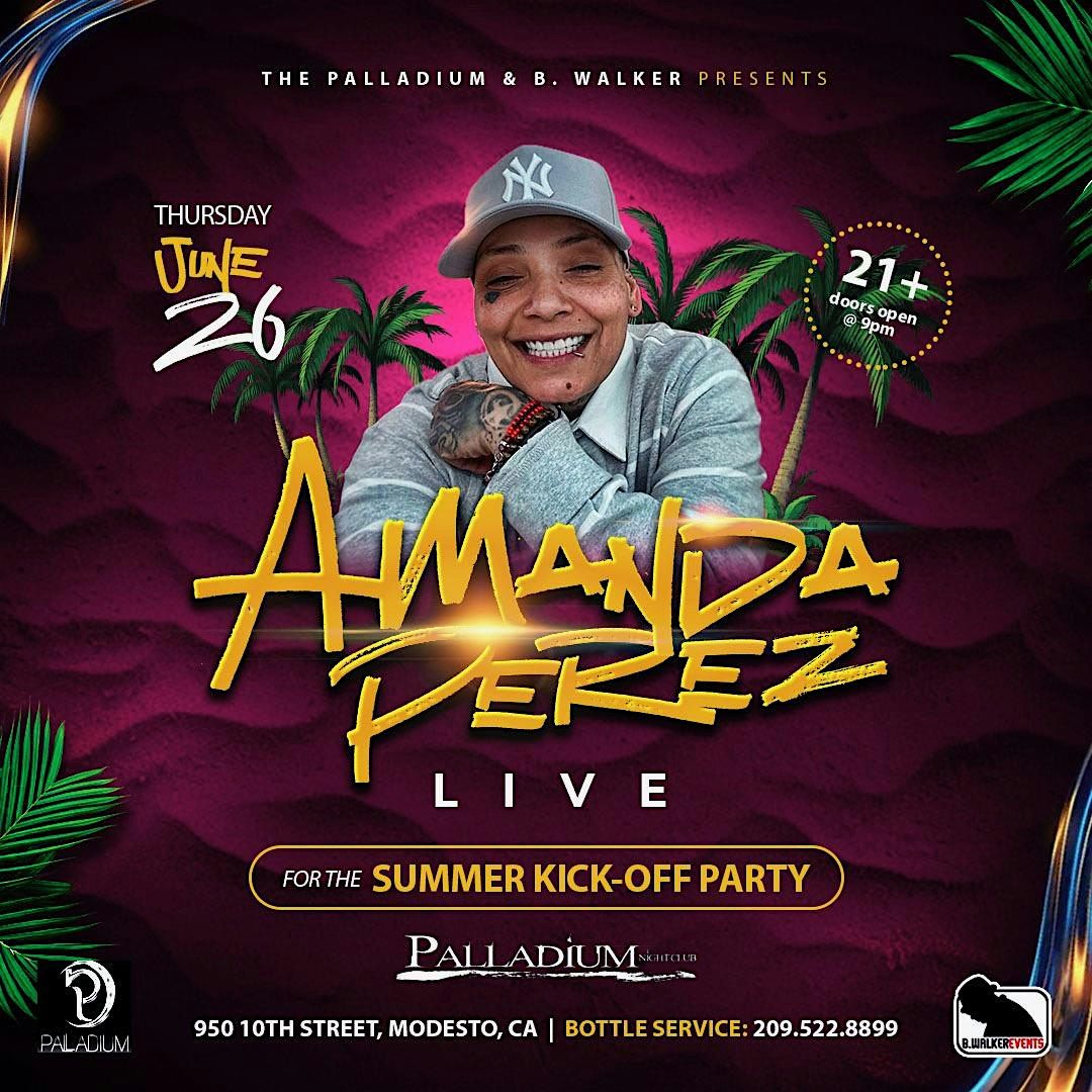 Amanda Perez Live Performance – Summer Kickoff Party, Palladium ...
