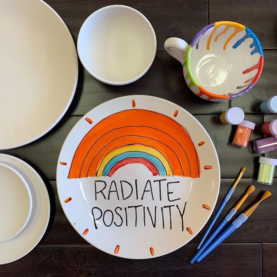 Kids Class - Thursday Positivity Plates, Crock A Doodle (Cobourg ...