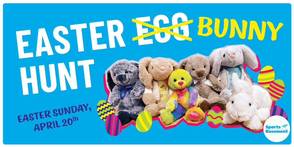 Easter Bunny Hunt at Sports Basement Santa Rosa, Sports Basement Santa ...