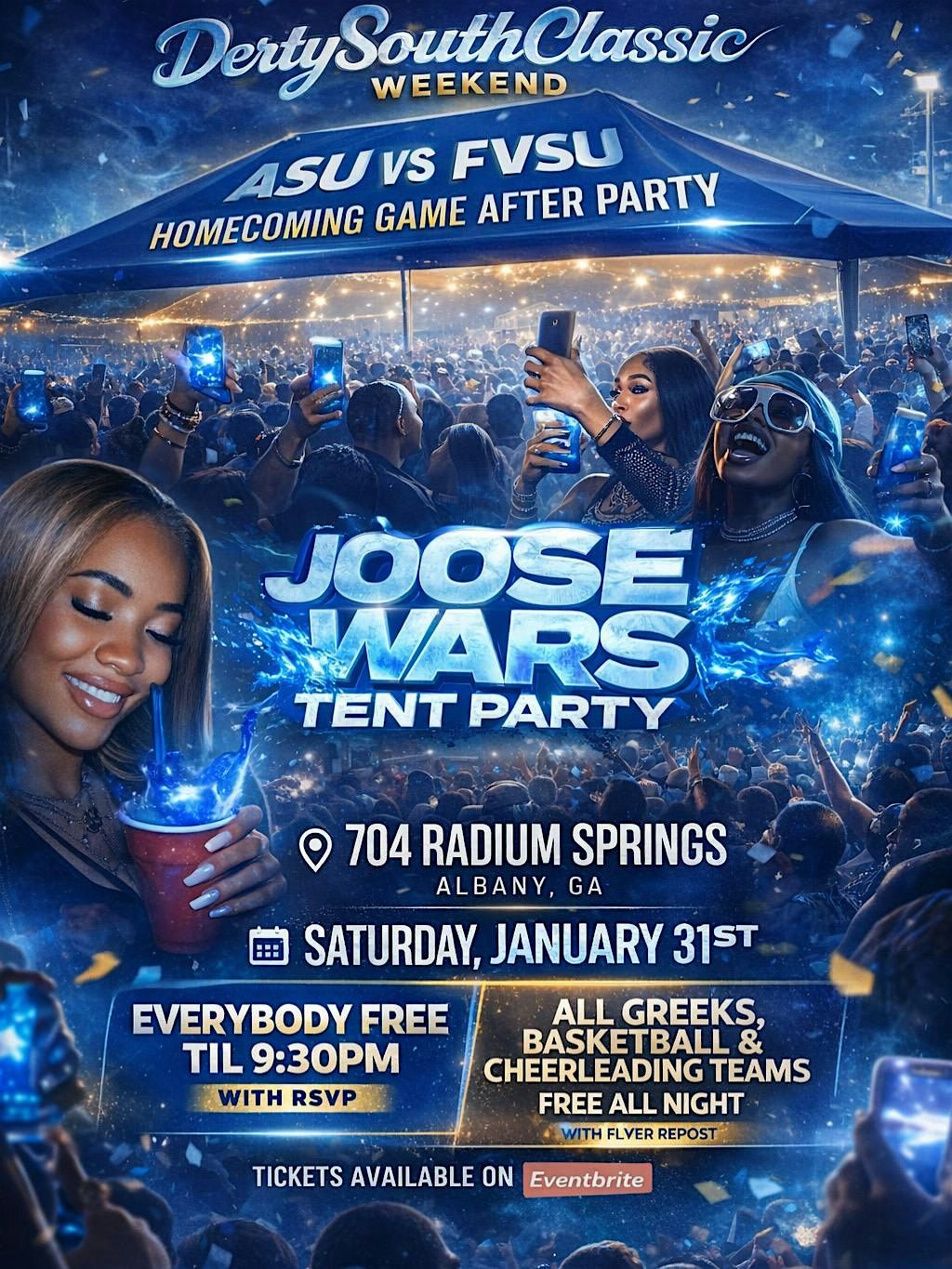 JOOSE WARS TENT PARTY, 940 Radium Springs Rd, Albany, 31 January to 1 ...