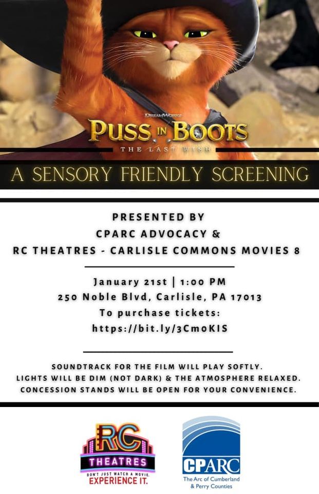 A Sensory Friendly Screening Puss In Boots The Last Wish R C