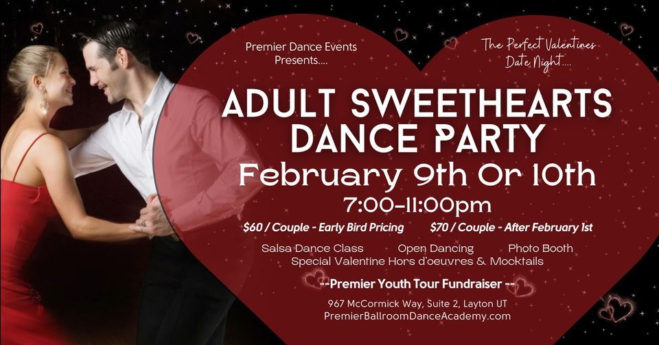 Adult Sweethearts Dance Party, Premier Ballroom and Dance Academy ...
