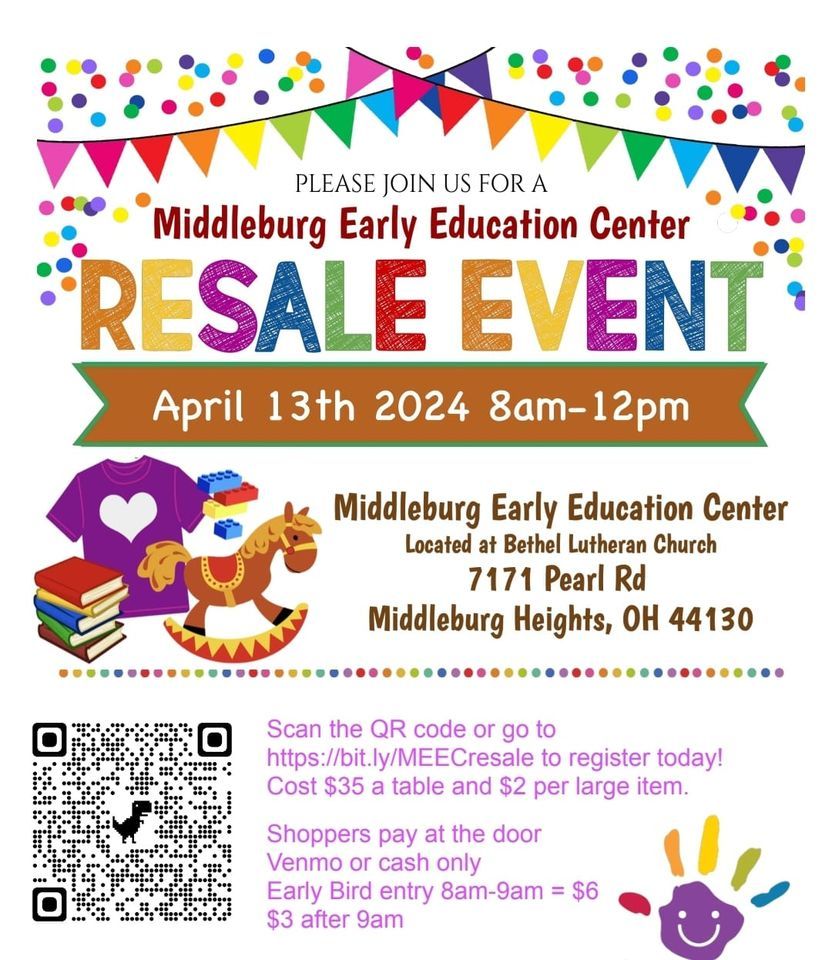 MEEC Resale Event, 7171 Pearl Rd, Middleburg Heights, OH, April 13 2024 ...