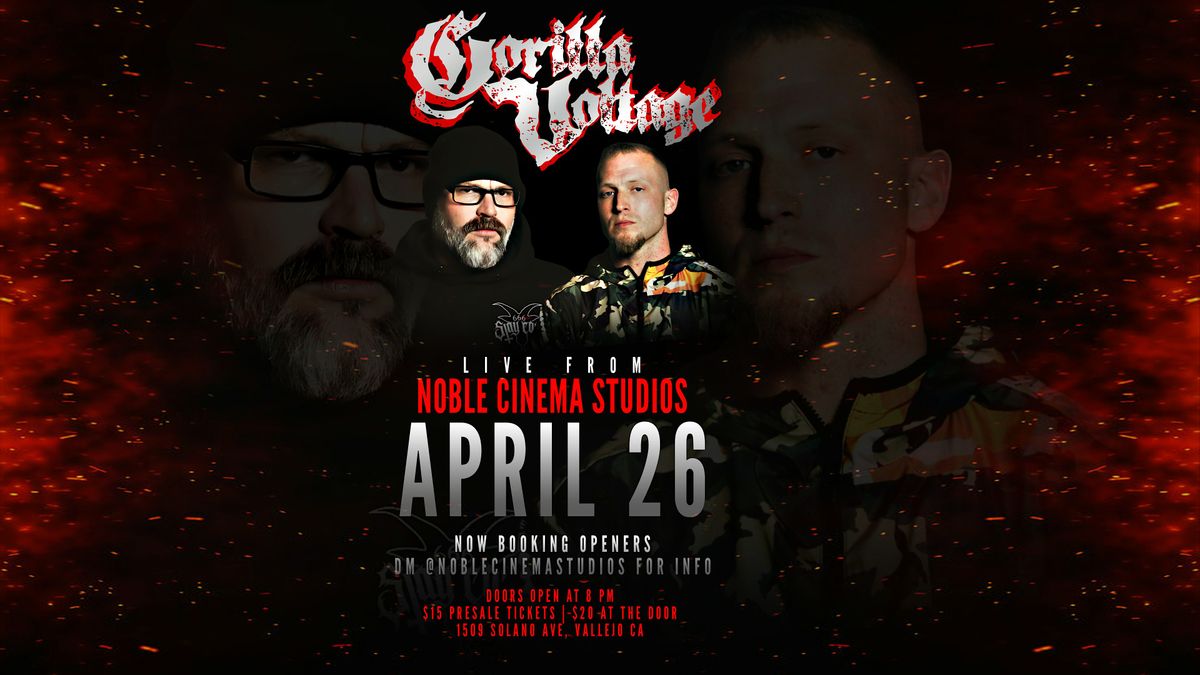Gorilla Voltage LIVE from NOBLE CINEMA STUDIOS, 1509 Solano Avenue ...