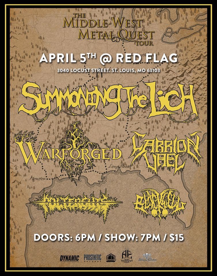 Summoning the Lich and The Middle West Metal Quest at Red Flag, Red ...