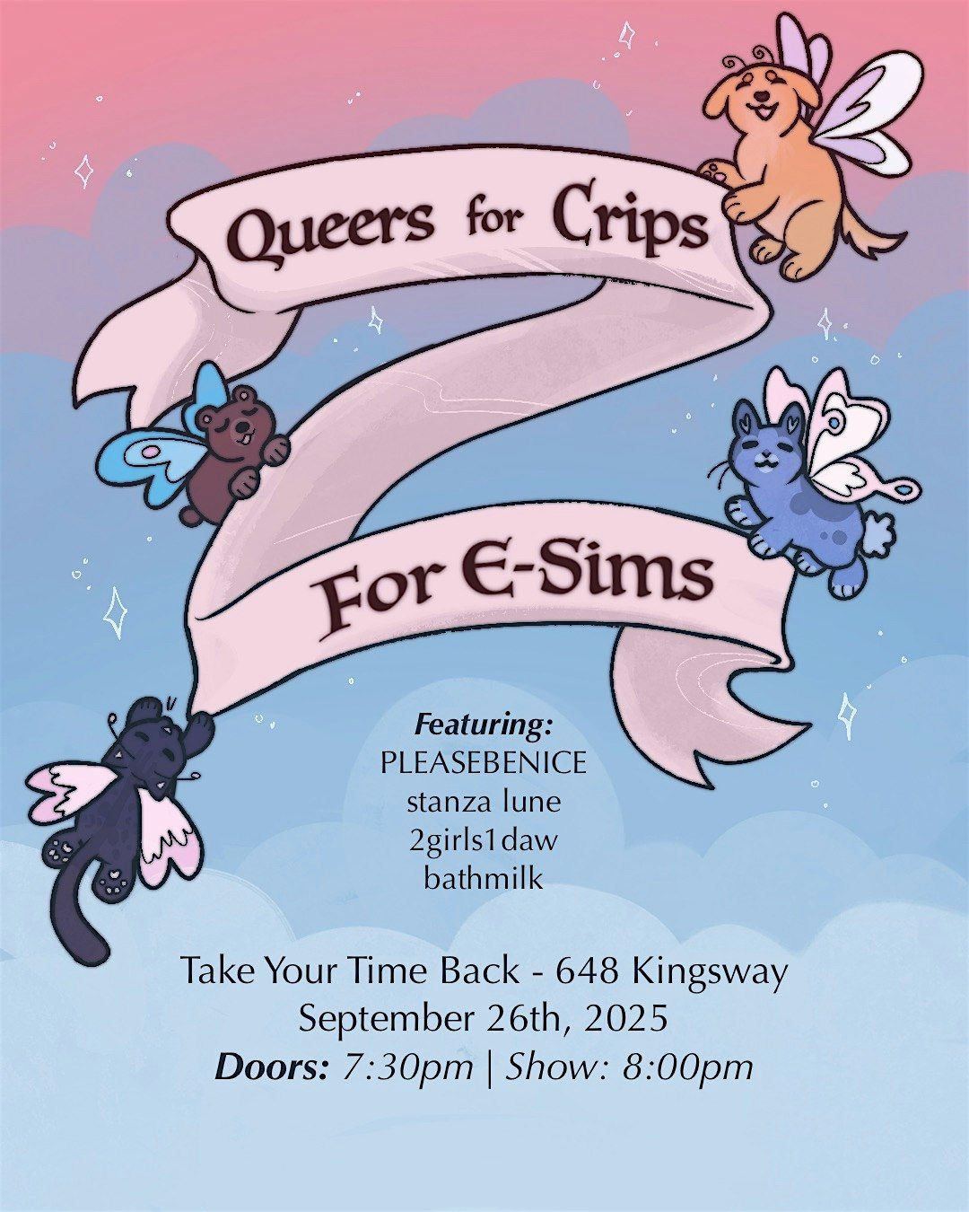 Queers For Crips For E Sims Fundraiser - 648 Kingsway, 648 Kingsway ...