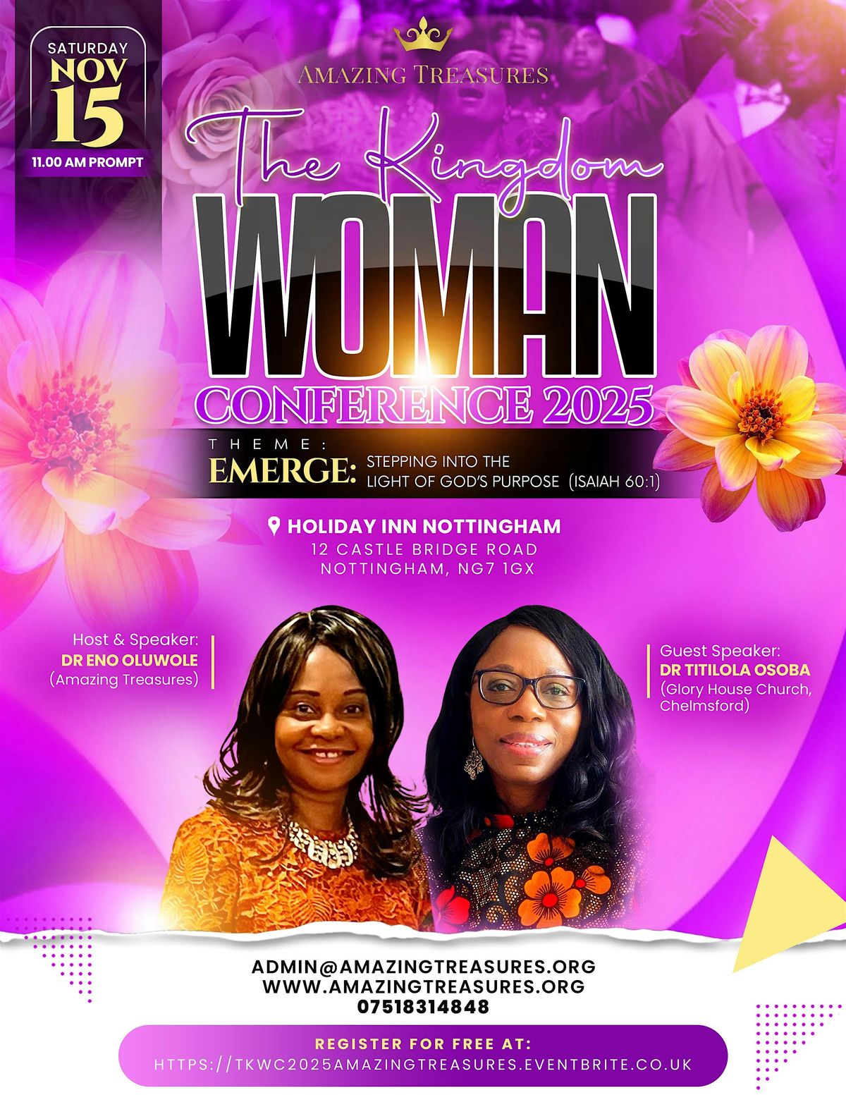 The Kingdom Woman Conference 2025, Holiday Inn Nottingham by IHG, 15 ...