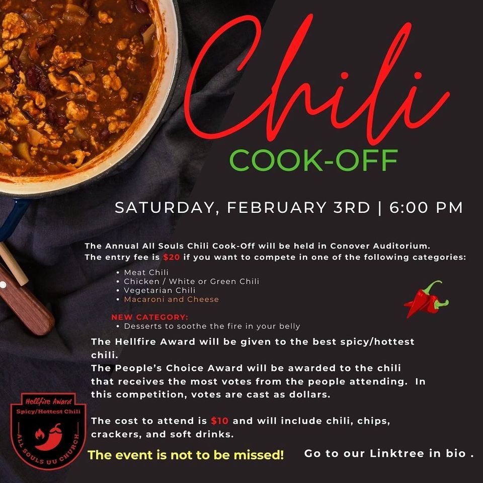 Chili Cook Off, All Souls Unitarian Universalist Church Kansas City ...