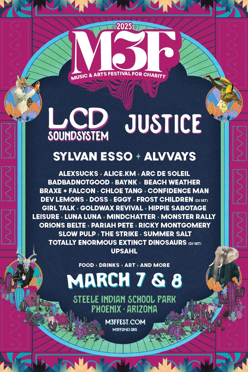 M3F Music Festival - (2-Day Pass) with LCD Soundsystem, Justice, Sylvan ...