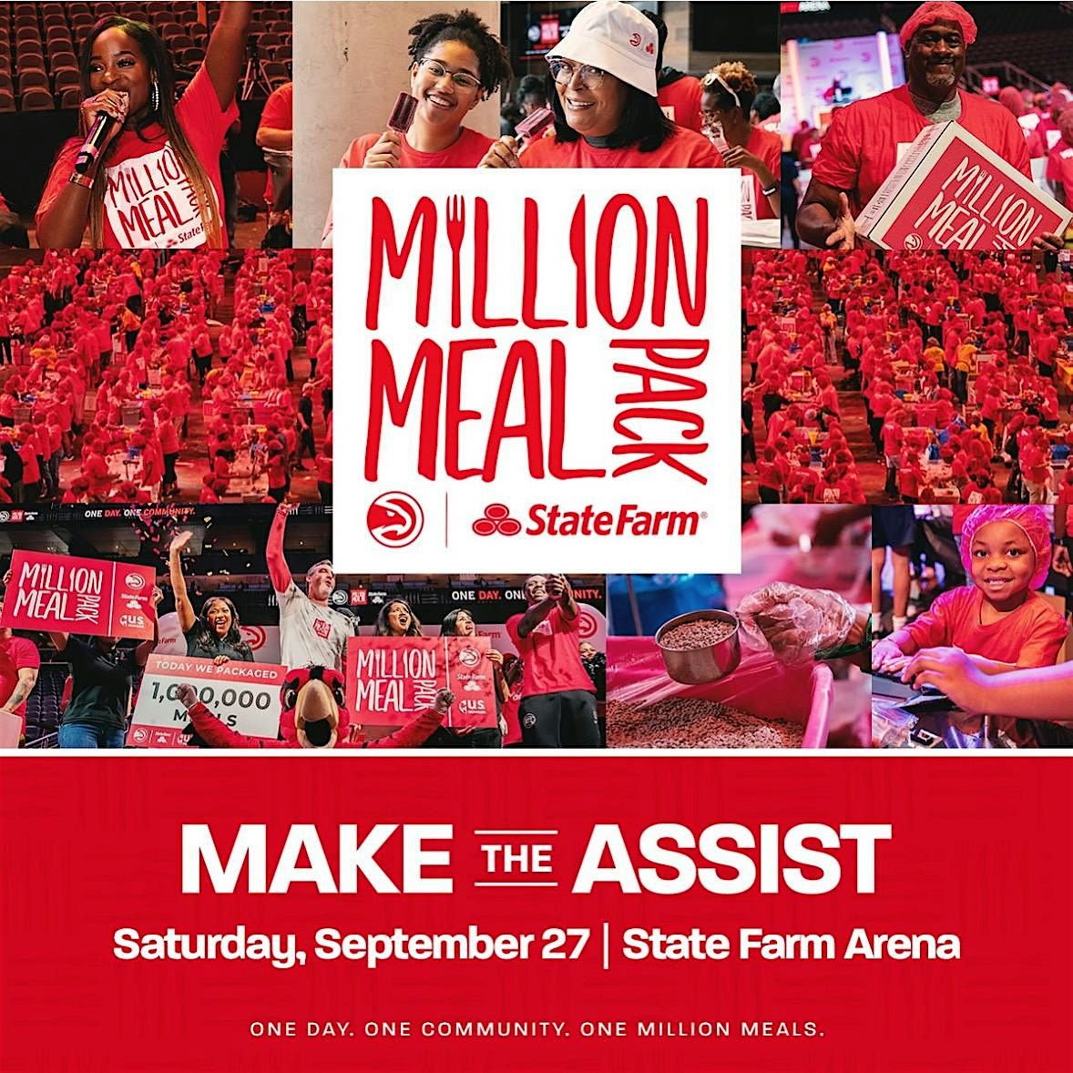 Volunteer w/ Young Media ATL for State Farm Million Meal Pack, State ...