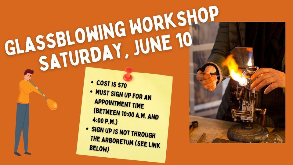 Glassblowing Workshop: Solange Ledwith, Swamp Girl Glass Blowing, The ...