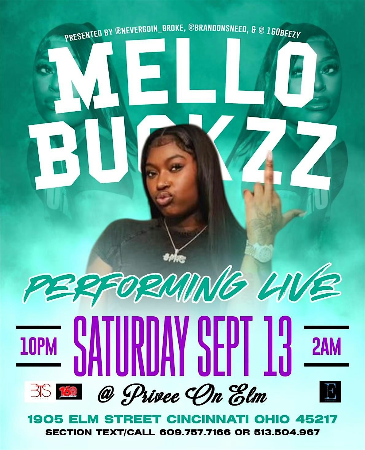 Mello Buckzz Performing Live @Privee, Privee on Elm, Cincinnati, 13 ...