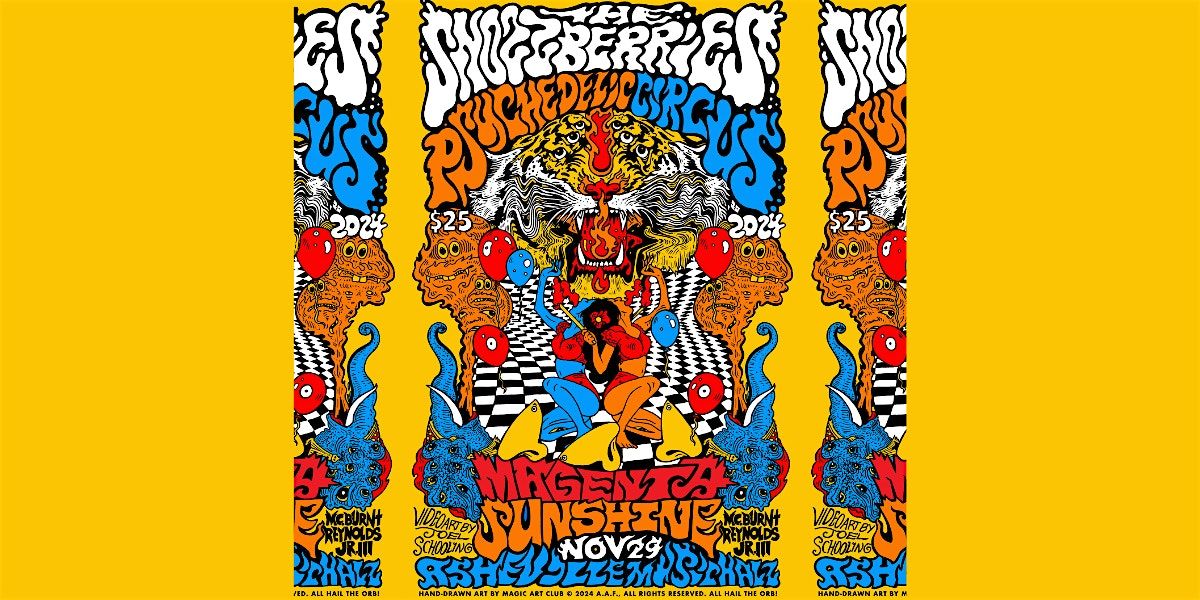 The Snozzberries Psychedelic Circus with Magenta Sunshine, Asheville ...