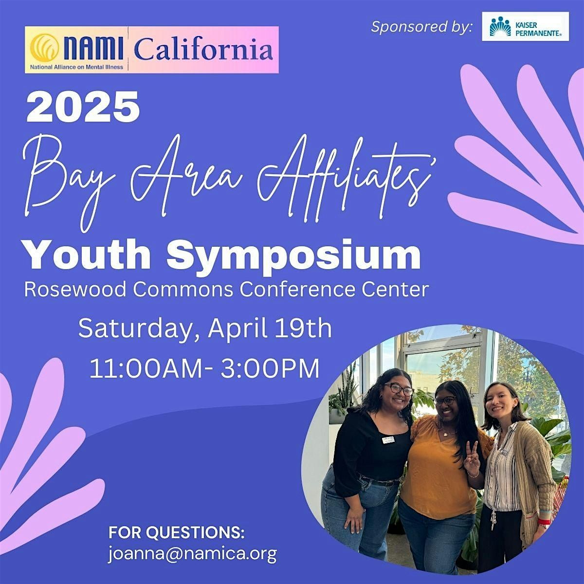 NAMI Californias 2025 Youth Symposium, Rosewood Commons Conference ...