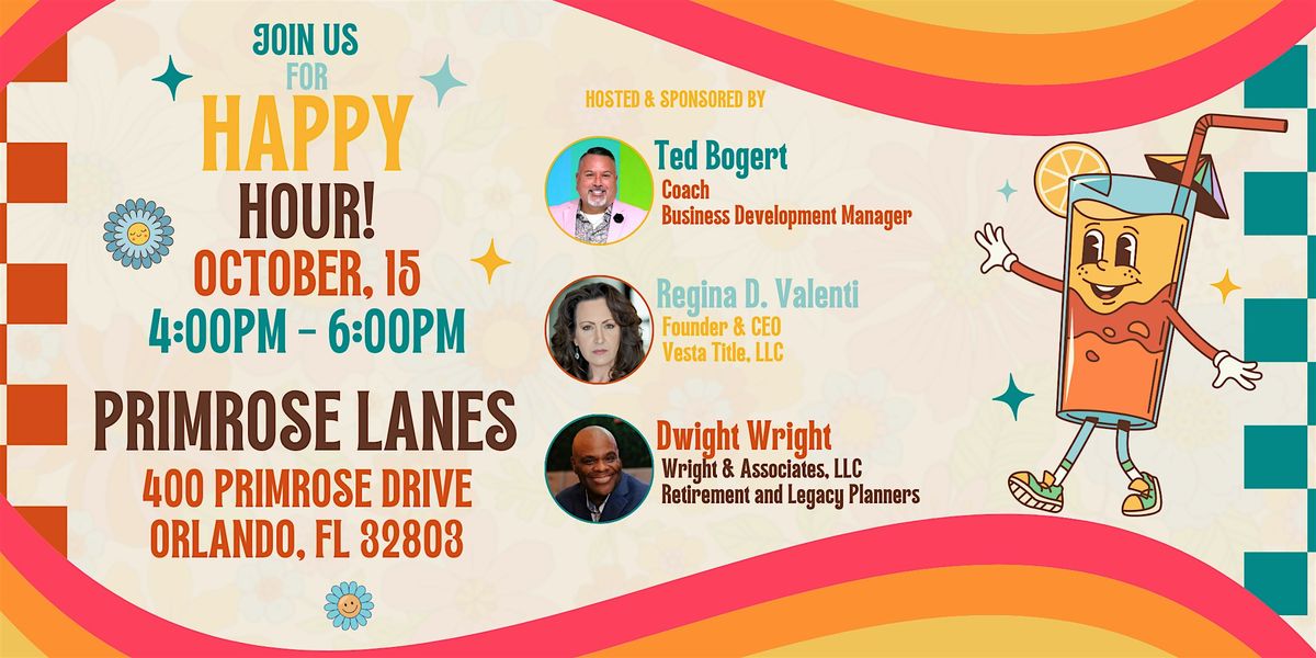 Realtor Happy Hour!, Primrose Lanes Bowling & Sports Bar, Orlando, 15 ...