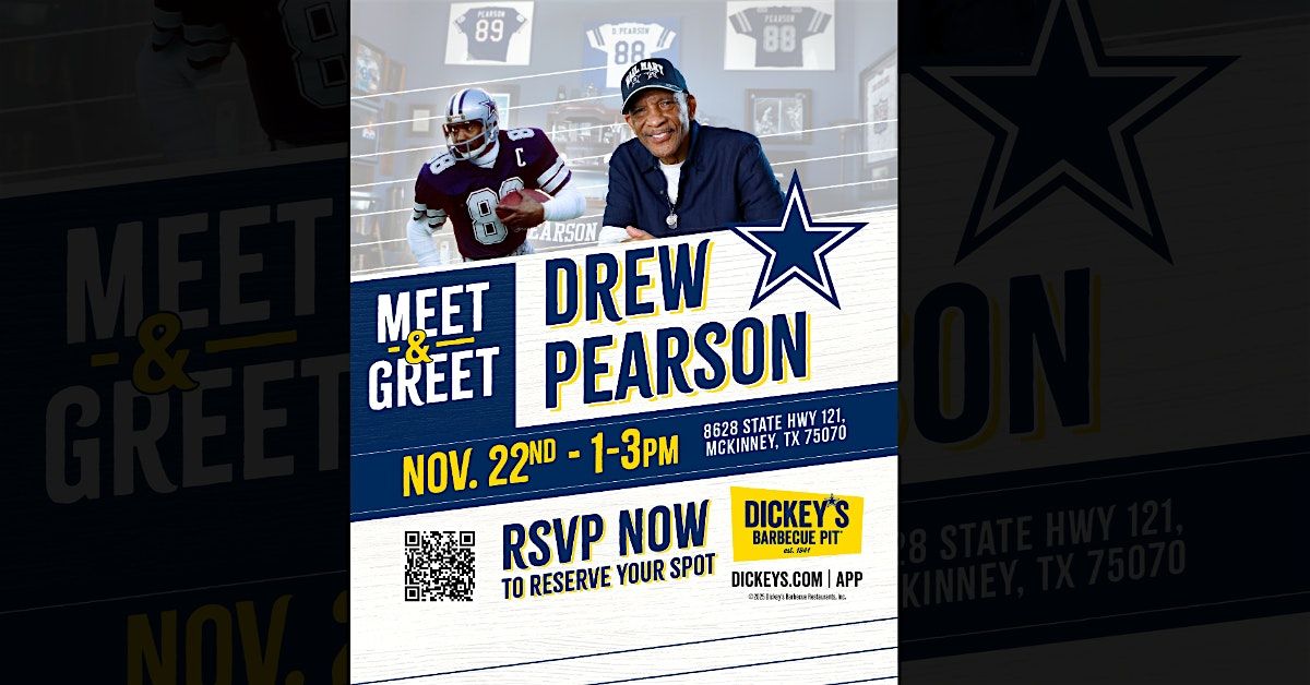Dickeys BBQ Meet and Greet w/ Dallas Cowboy Superbowl Champ Drew ...