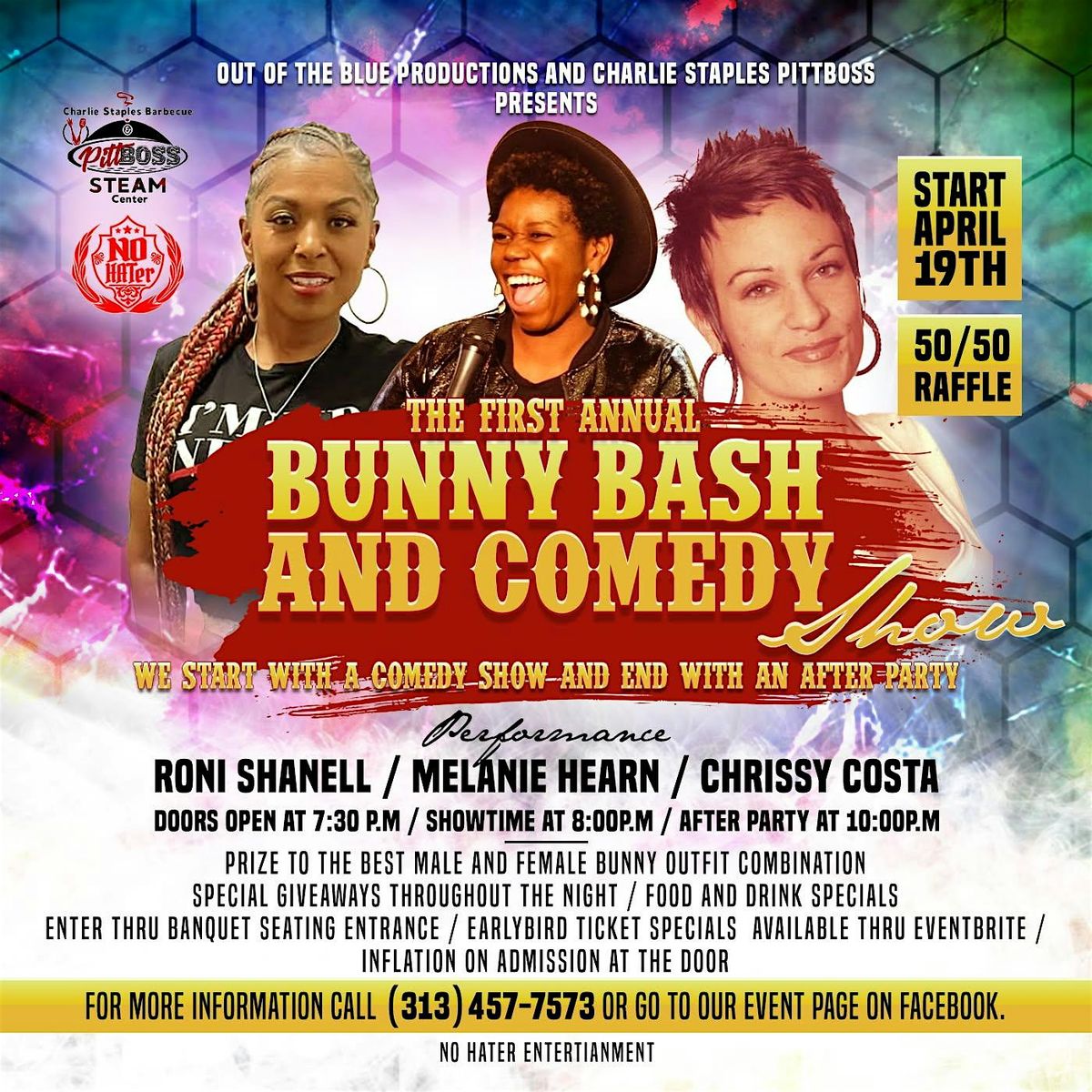 The First Annual Bunny Bash and Comedy Show, Charlie Staples Pitt Boss ...