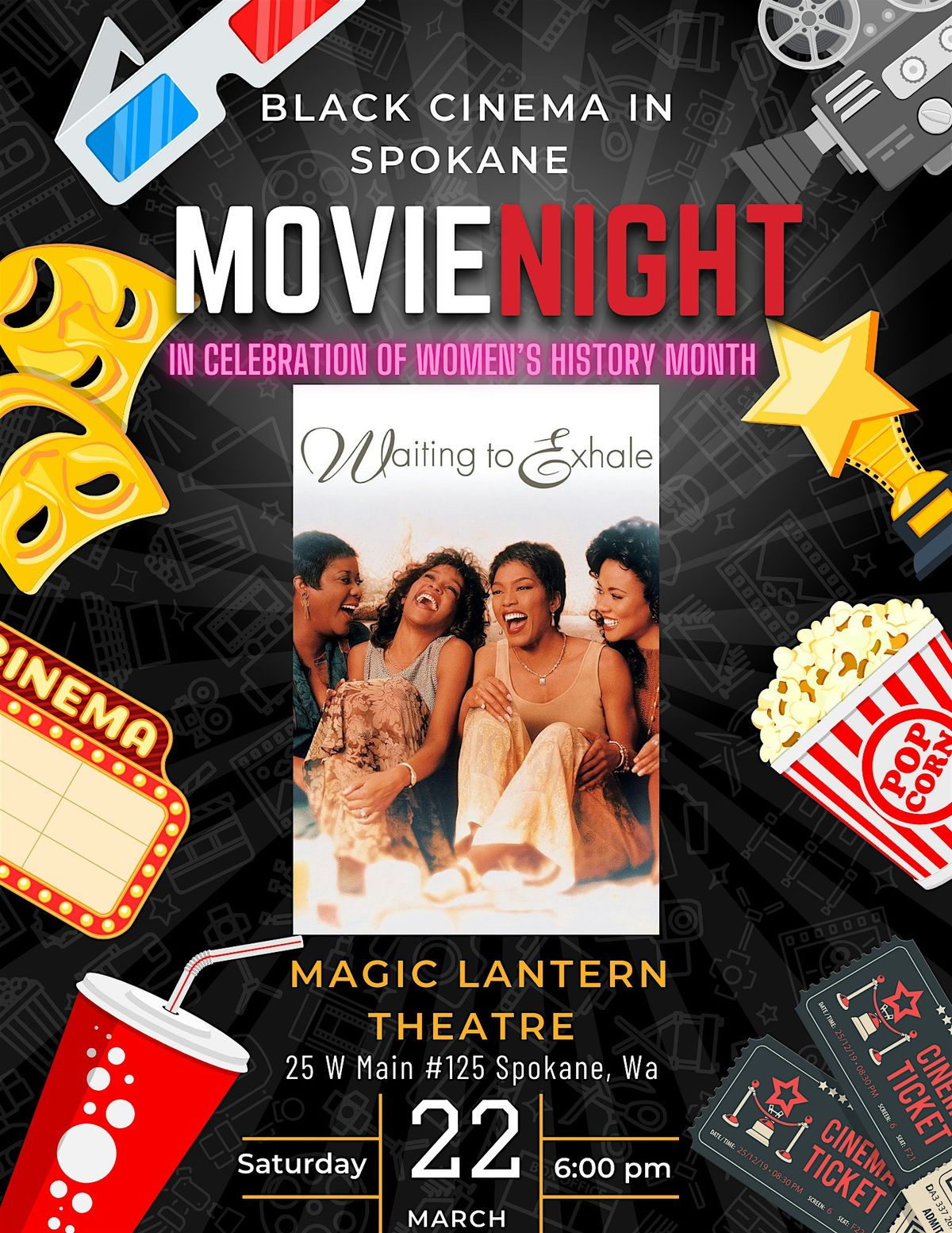Black Cinema in Spokane - Waiting to Exhale, Magic Lantern Theatre ...