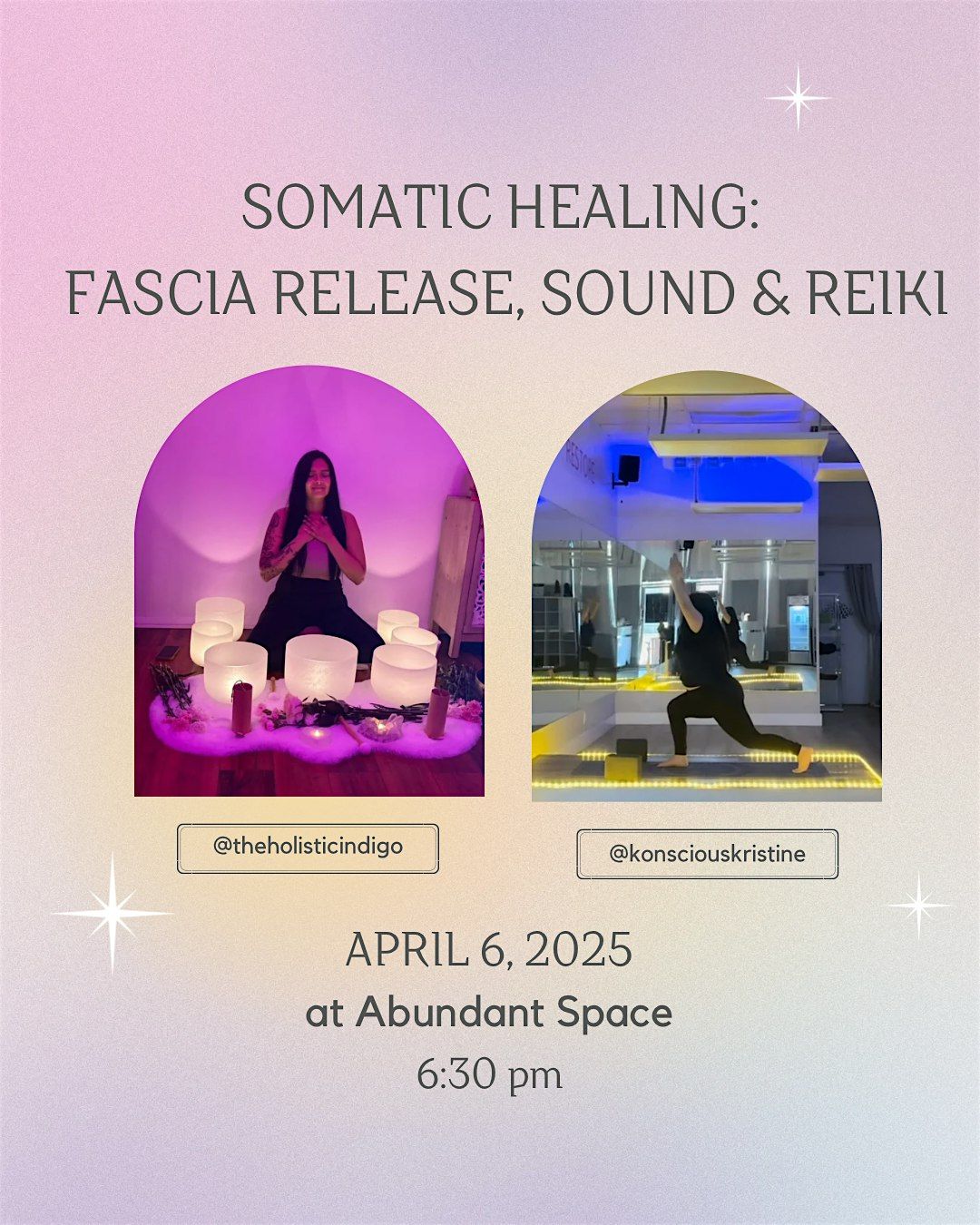 Somatic Healing: Fascia Release, Sound and Reiki, Abundant Space ...